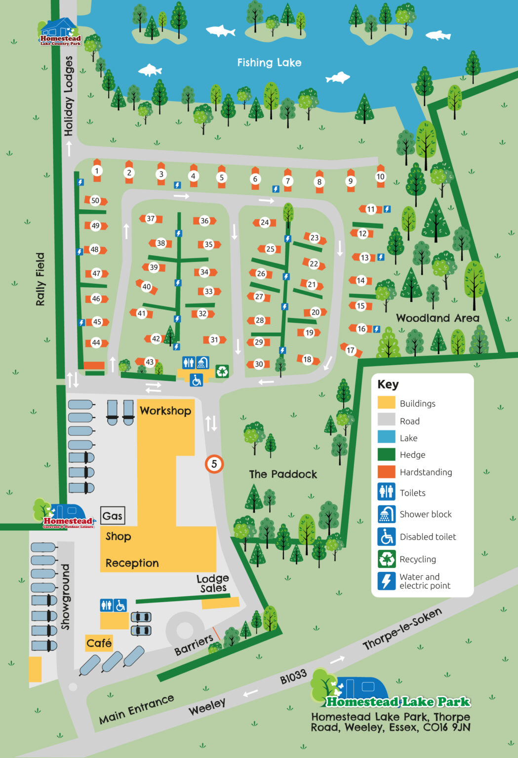 Park Map | Homestead Lake Park | Download Our Park Map